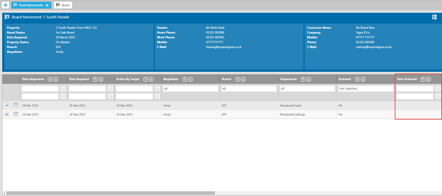 Ordering Boards - Expert Agent Documentation